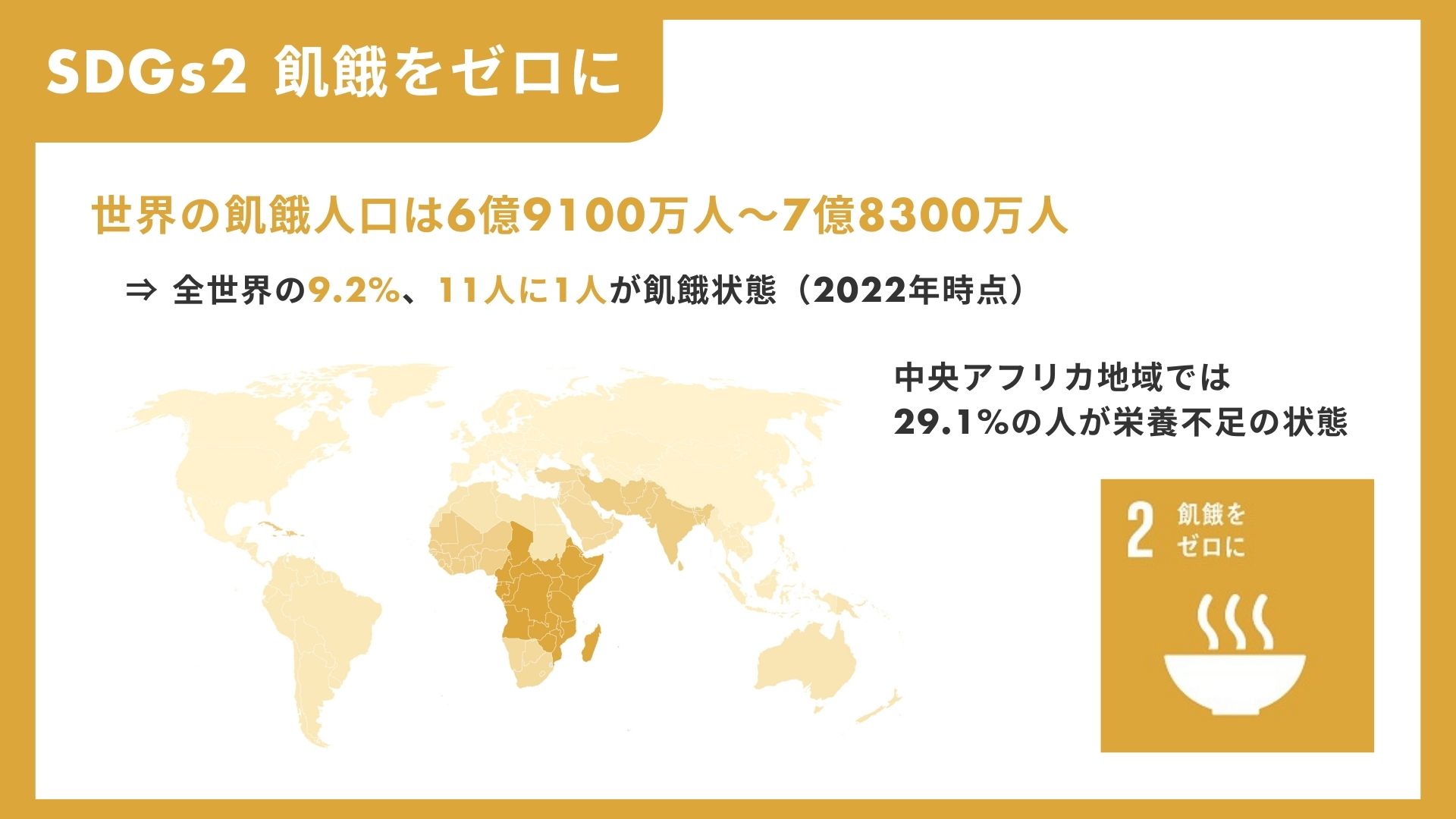 SDGs目標2「飢餓をゼロに」を徹底解説！企業の取り組みや私たちにできることも紹介 | ソーシャルエッグ